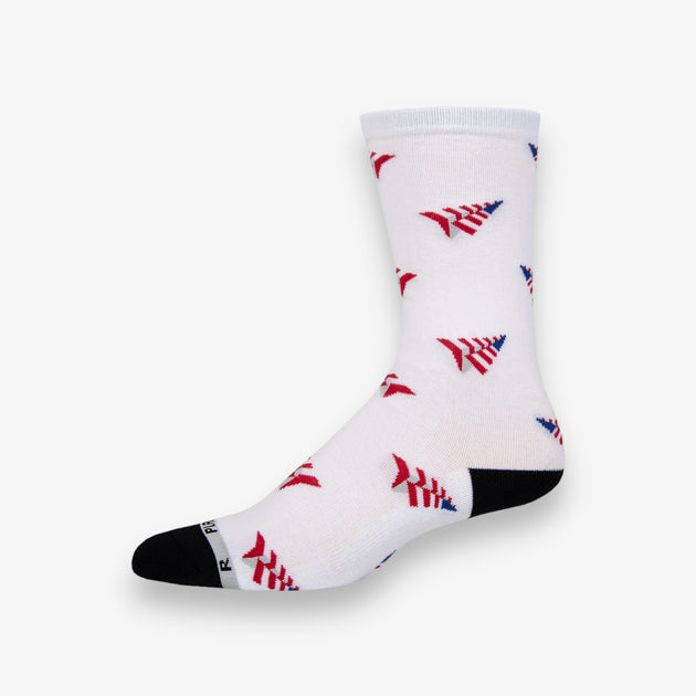 Paper Planes White USA Paper Plane Socks – Sneaker Junkies