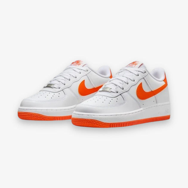 Nike Air Force 1 (GS) White Safety Orange White FV5948-113 – Sneaker ...