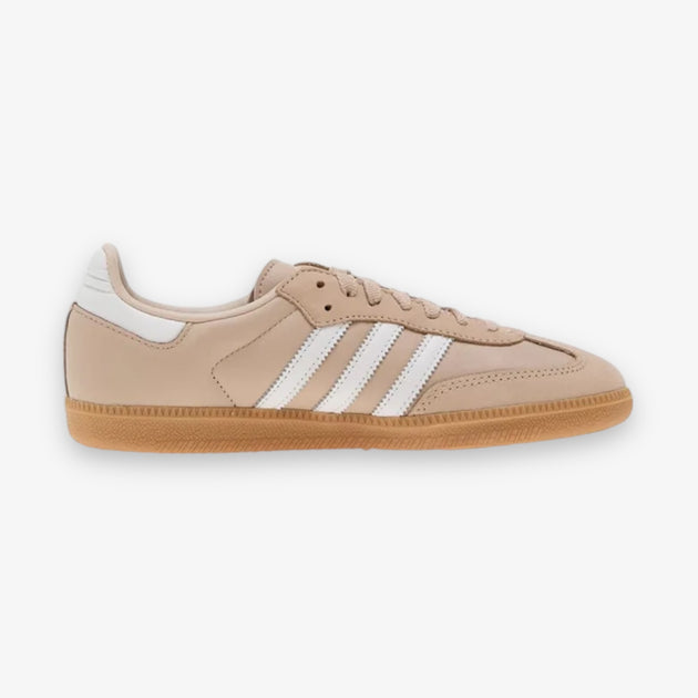 Women's Adidas Samba OG White Taupe Gold IE6523 – Sneaker Junkies