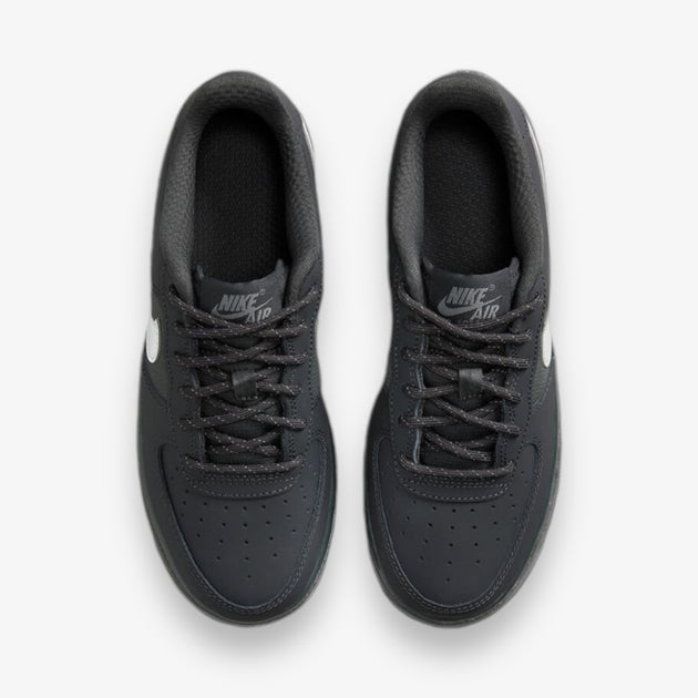 Nike Air Force 1 ANTHRACITE/REFLECT SILVER-COOL GREY GS Grade School F ...