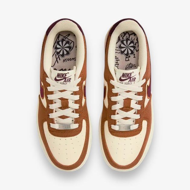 Nike Air Force 1 LV8 GS LT BRITISH TAN/BURGUNDY CRUSH FN4731-200 ...
