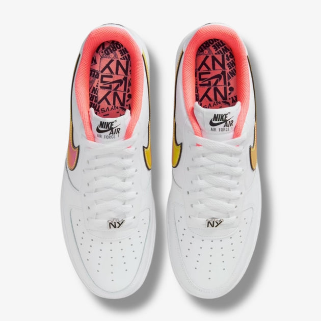 Nike Air Force 1 '07 PRM White Crimson Pulse Green Glow IH4962-100 ...