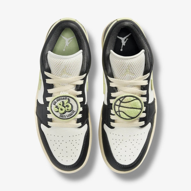 Women's Air Jordan 1 Low SE Anthracite Sail Luminous Green Sail HQ3009 ...