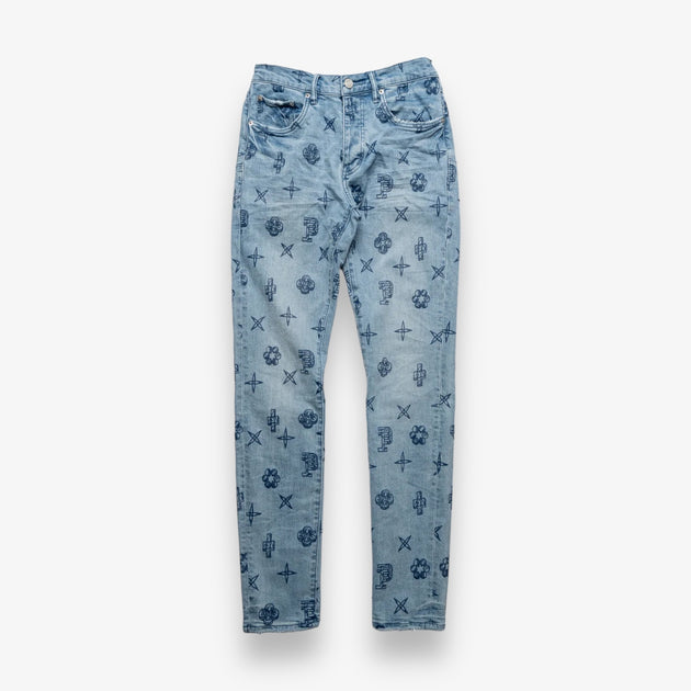 Purple Brand Outlined Monogram denim P001 – Sneaker Junkies