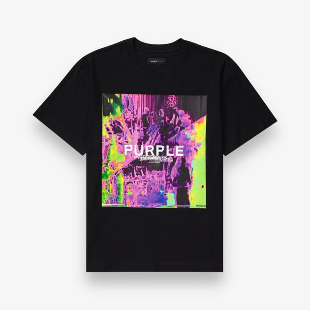 Purple Brand Textured Jersey SS Tee Black Beauty Playback – Sneaker Junkies