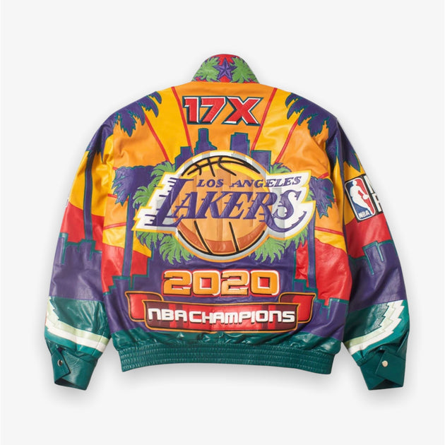 Jeff Hamilton Lakers 2020 Championship Jacket Genuine Leather – Sneaker ...
