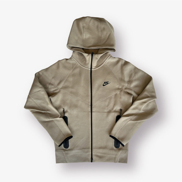 NIKE SPORTSWEAR TECH FLEECE WINDRUNNER KHAKI BLACK FB7921-247 – Sneaker ...